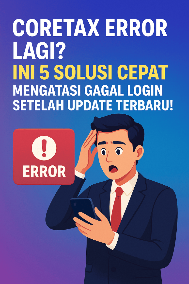 Coretax Error Lagi? Ini 5 Solusi Cepat Mengatasi Gagal Login Setelah ...